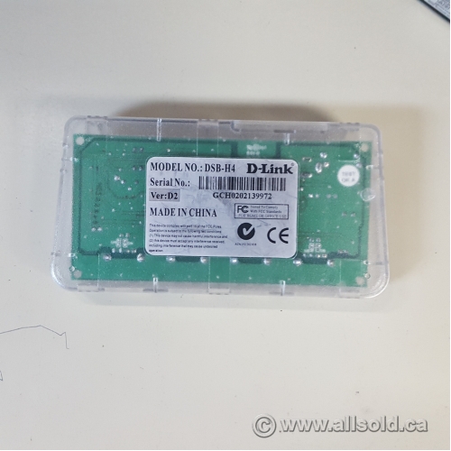 D-Link DSB-H4 4-Port USB 1.1 Hub - Allsold.ca - Buy & Sell Used Office Furniture Calgary