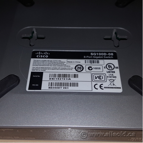 Cisco Small Business SG 100D-08 Network Switch 8 ports Unmanaged ... Cisco Small Business SG 100D-08 Network Switch 8 ports Unmanaged ...