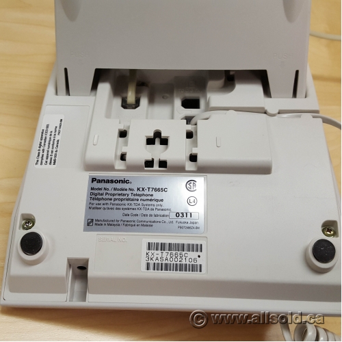 Panasonic KX-T7665 Office Phone - Allsold.ca - Buy & Sell Used Office ...
