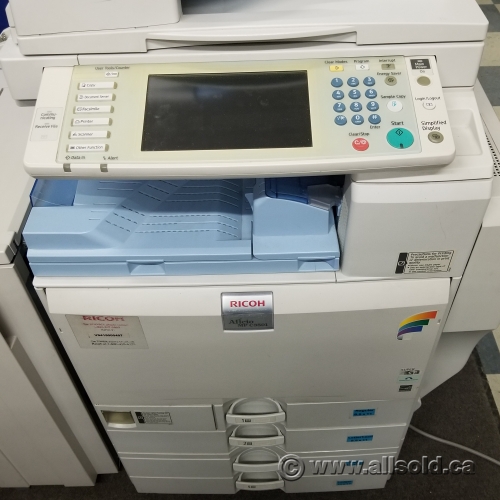 Ricoh Aficio MP C3501 Color Laser Multifuction Copier Printer - Allsold.ca - Buy & Sell Used ...