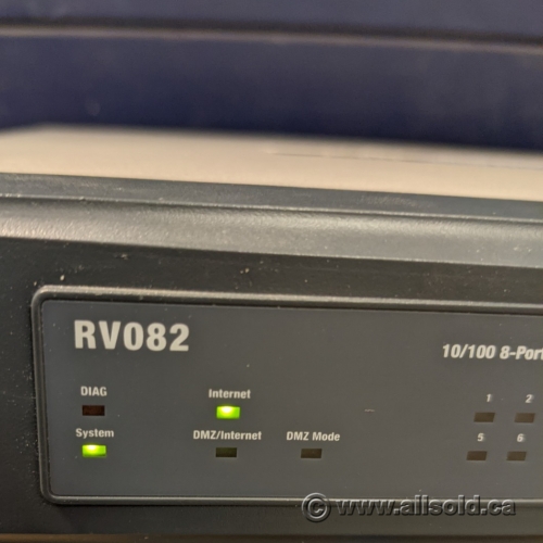 Linksys Cisco RV082 10/100 8 Port VPN Router - Allsold.ca - Buy & Sell ... Linksys Cisco RV082 10/100 8 Port VPN Router - Allsold.ca - Buy & Sell ...