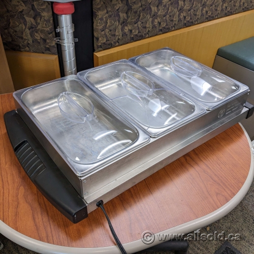 Oster Triple Buffet Server with Warming Tray 2.5 qt - Allsold.ca - Buy & Sell Used Office ...