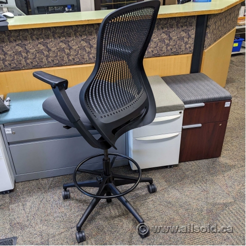 Knoll ReGeneration Adjustable Drafting Stool Office Chair - Allsold.ca - Buy & Sell Used Office ...