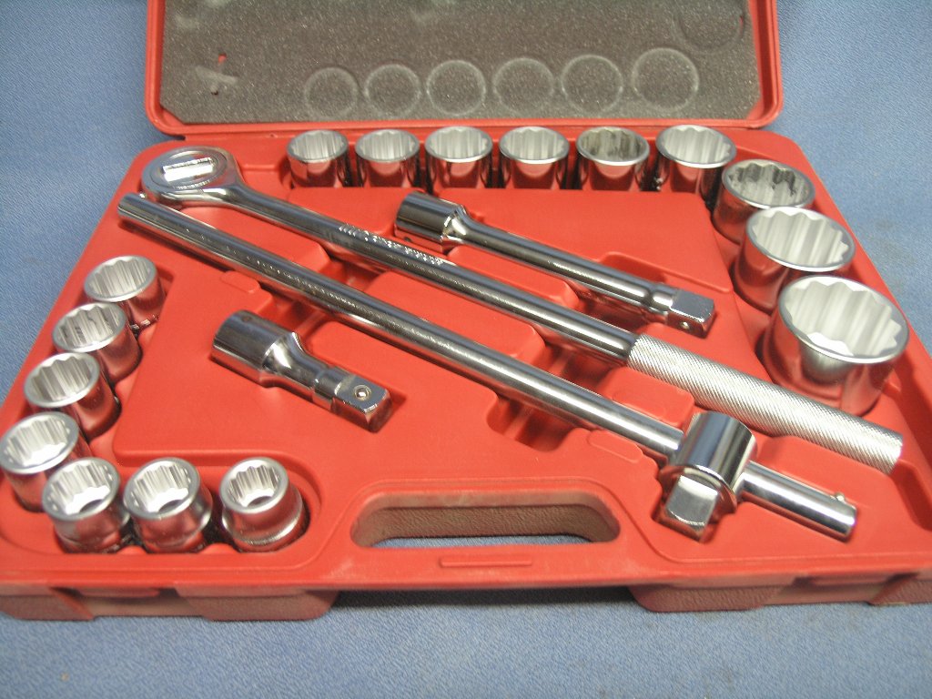 ITC Chrome Vanadium 20 Piece Socket Set Imperial 3/4"- 2' - Allsold.ca - Buy & Sell Used Office ...