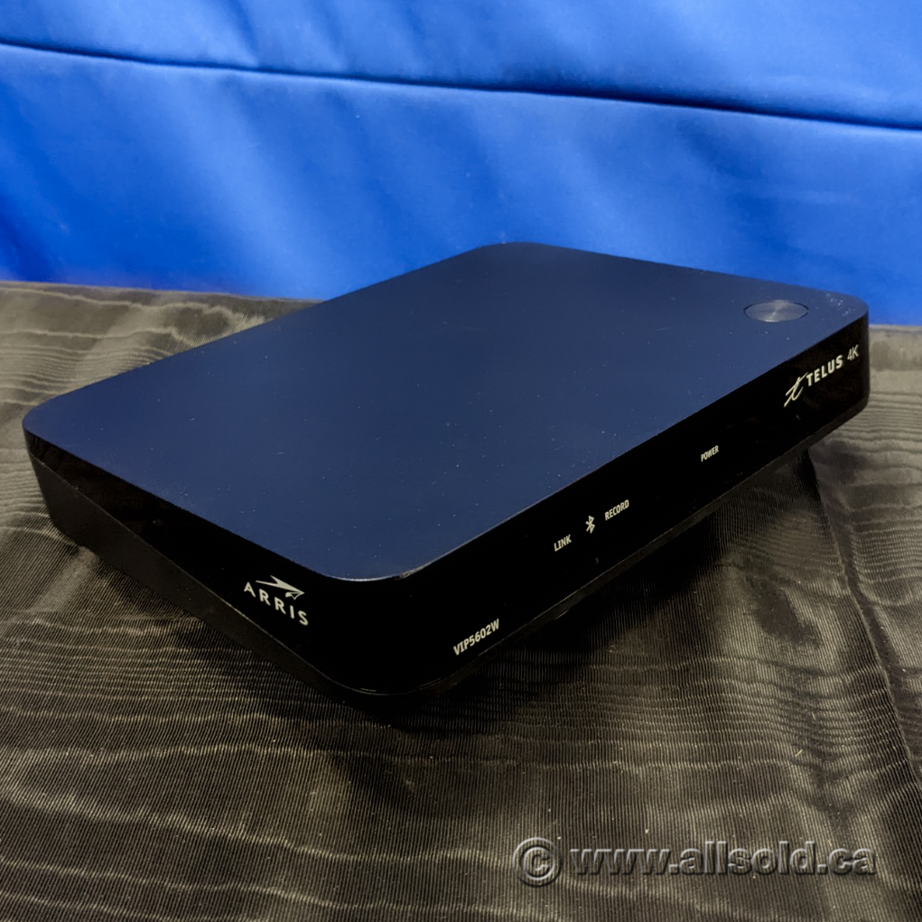 Telus Arris 4K High Definition TV Receiver Box VIP5602W - Allsold.ca ... Telus Arris 4K High Definition TV Receiver Box VIP5602W - Allsold.ca ...